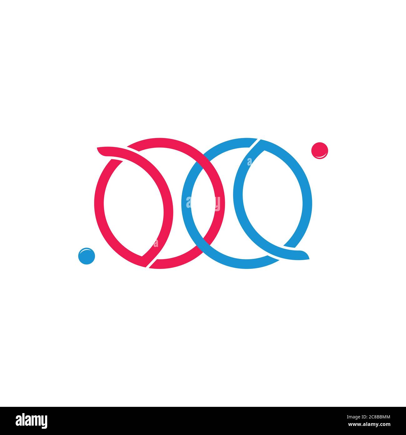 linked planet satellite circle logo vector Stock Vector Image & Art - Alamy