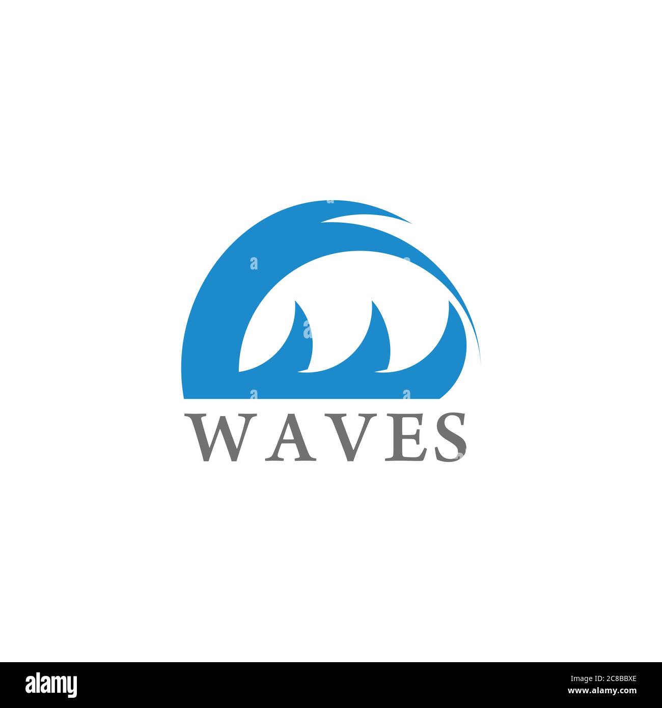 simple geometric waves motion design vector fit for surfing product ...