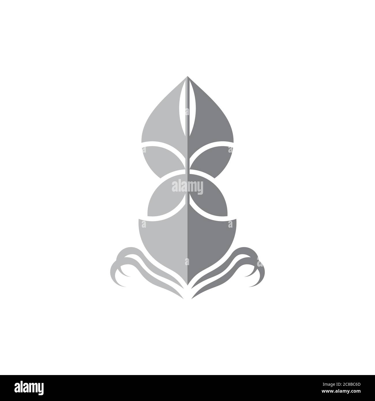 sail boat shadow design symbol logo vector Stock Vector Image & Art - Alamy