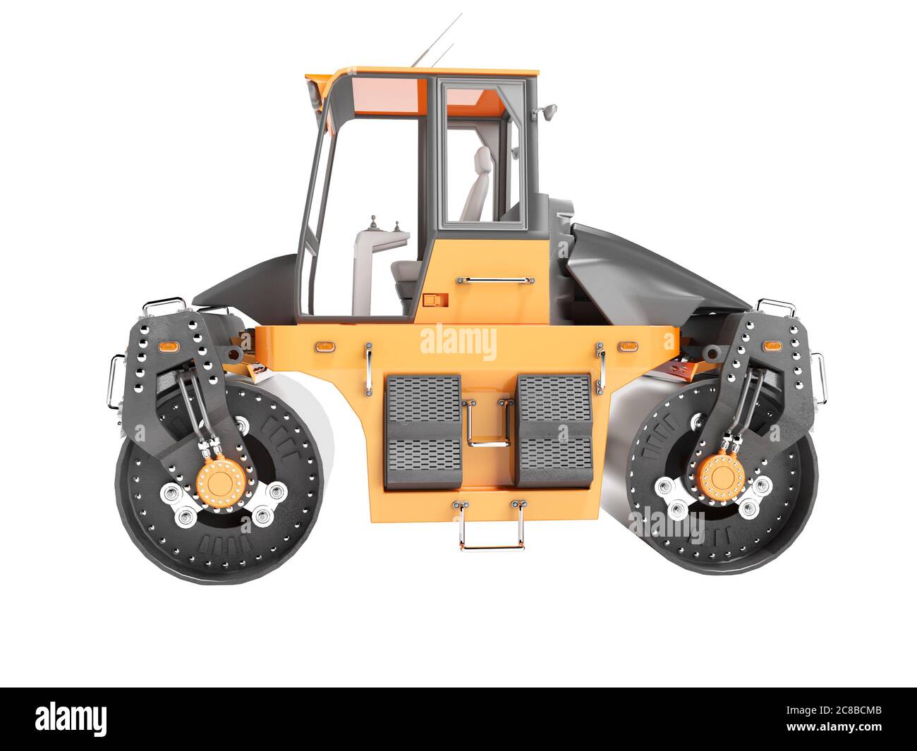 Steam Roller Side View