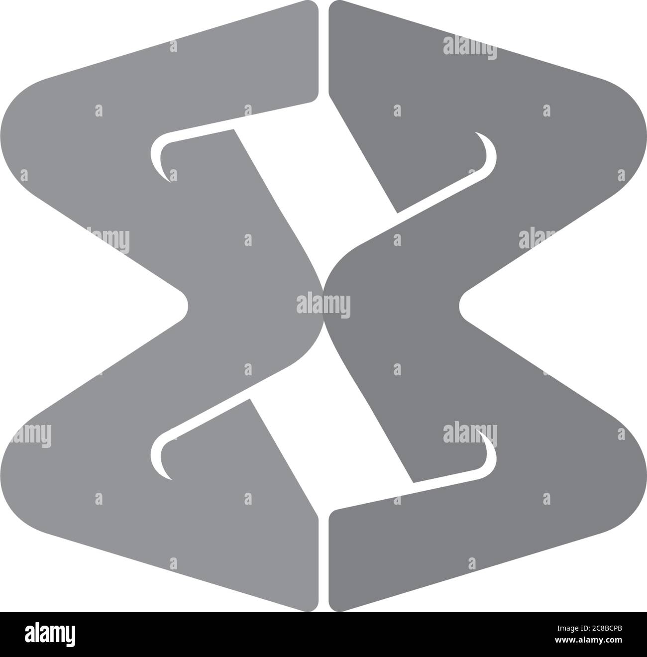 letter b3 simple linked abstract logo vector Stock Vector Image & Art ...