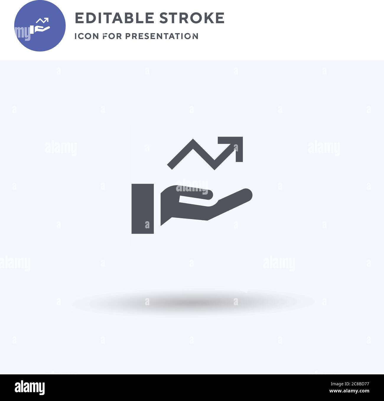 Progress icon vector, filled flat sign, solid pictogram isolated on ...