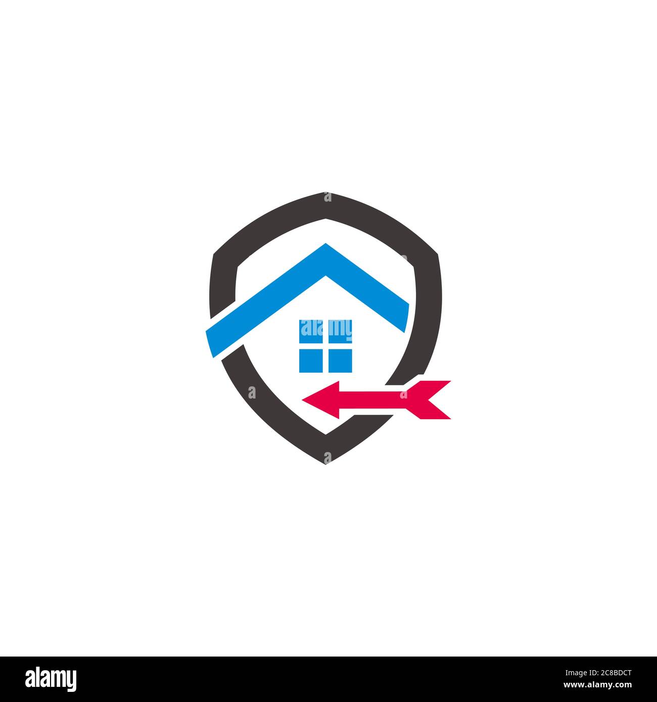 home target sale symbol, simple geometric line design vector Stock ...