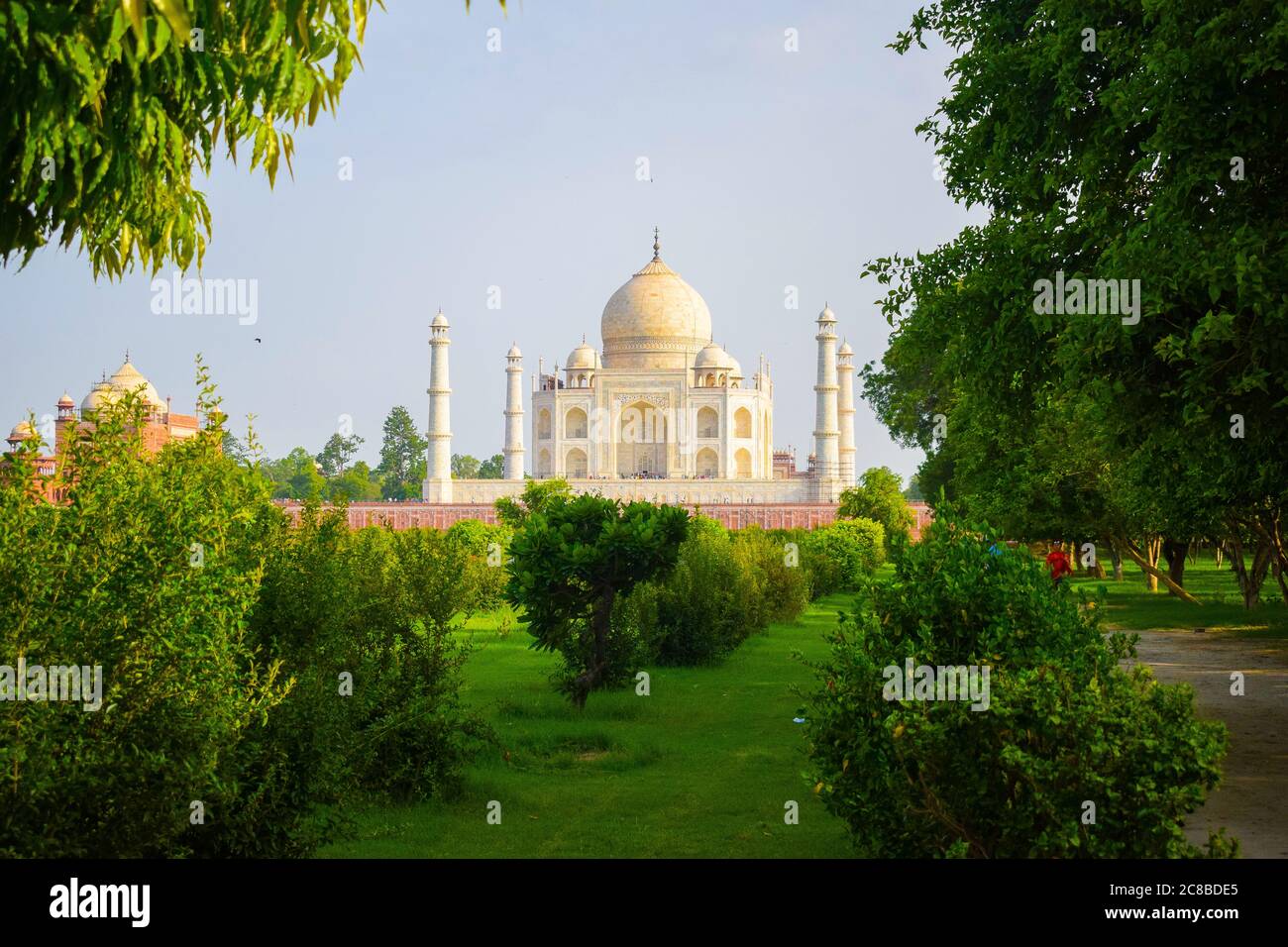 Taj Mahal full view during day time in Agra India, The Taj among 7 ...