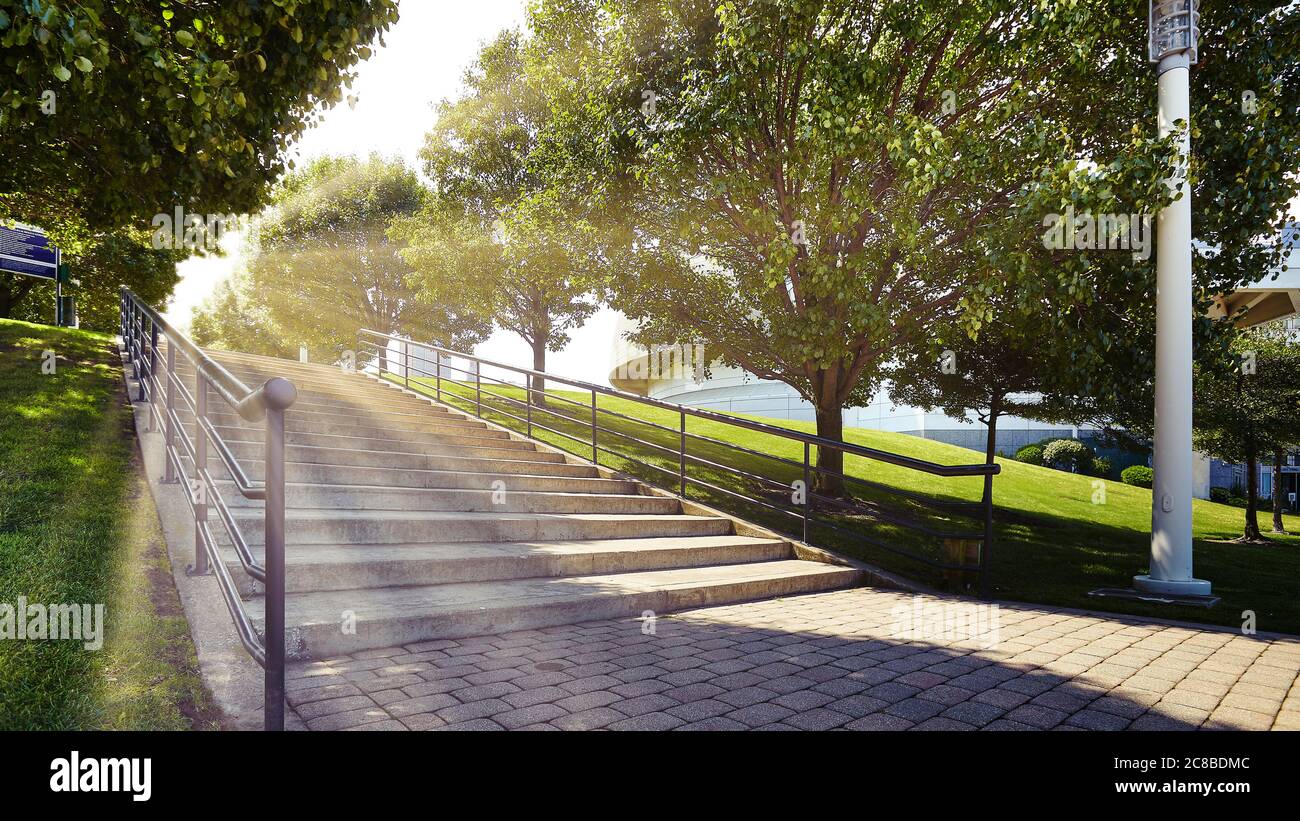 Experience the urban beauty of Cleveland's city center park with this ...