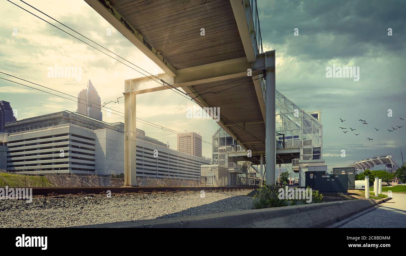 North Coast Metro Station provides a unique perspective on Cleveland's ...