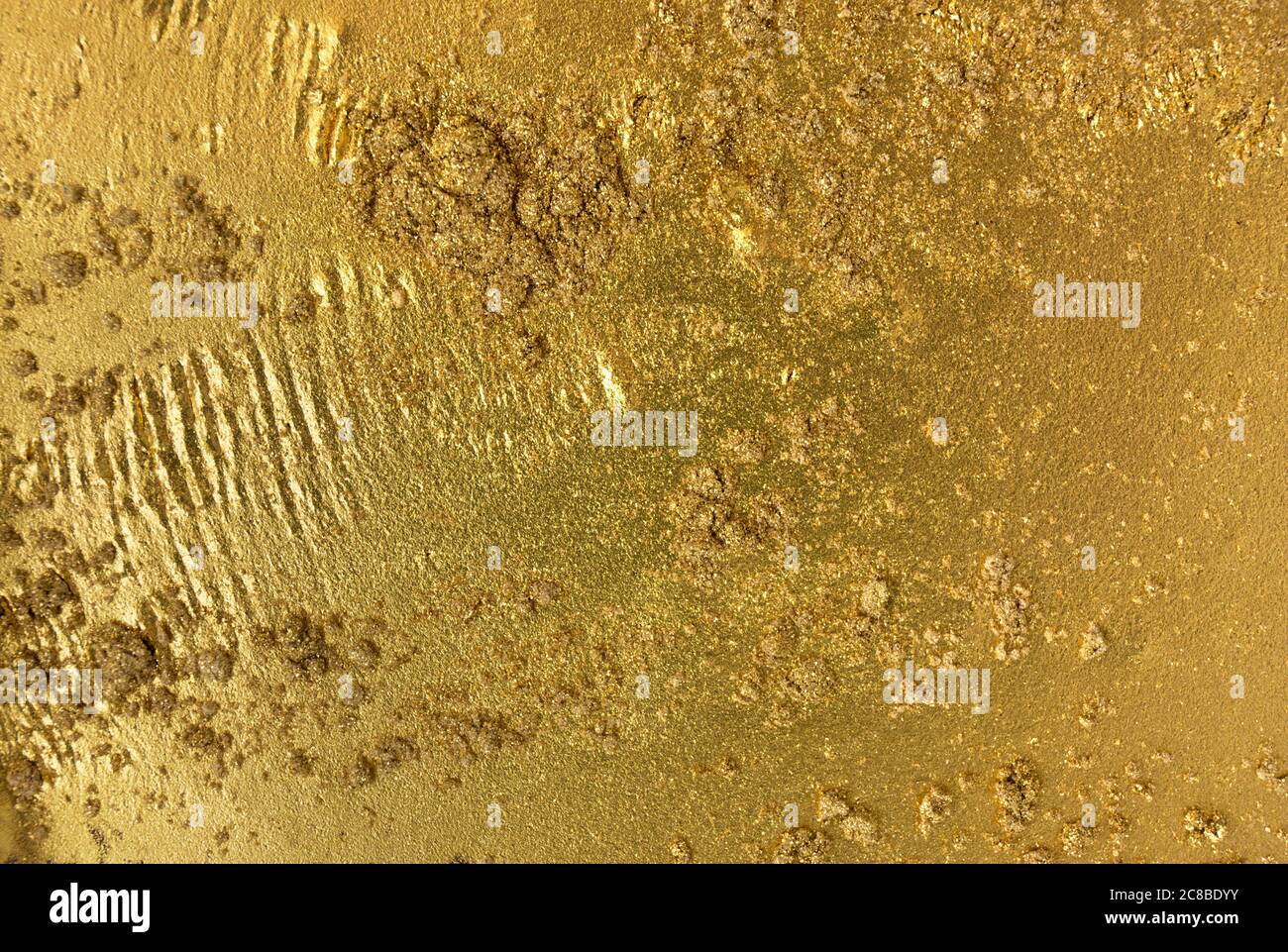 Golden dust background. Sparkling gold texture Stock Photo - Alamy