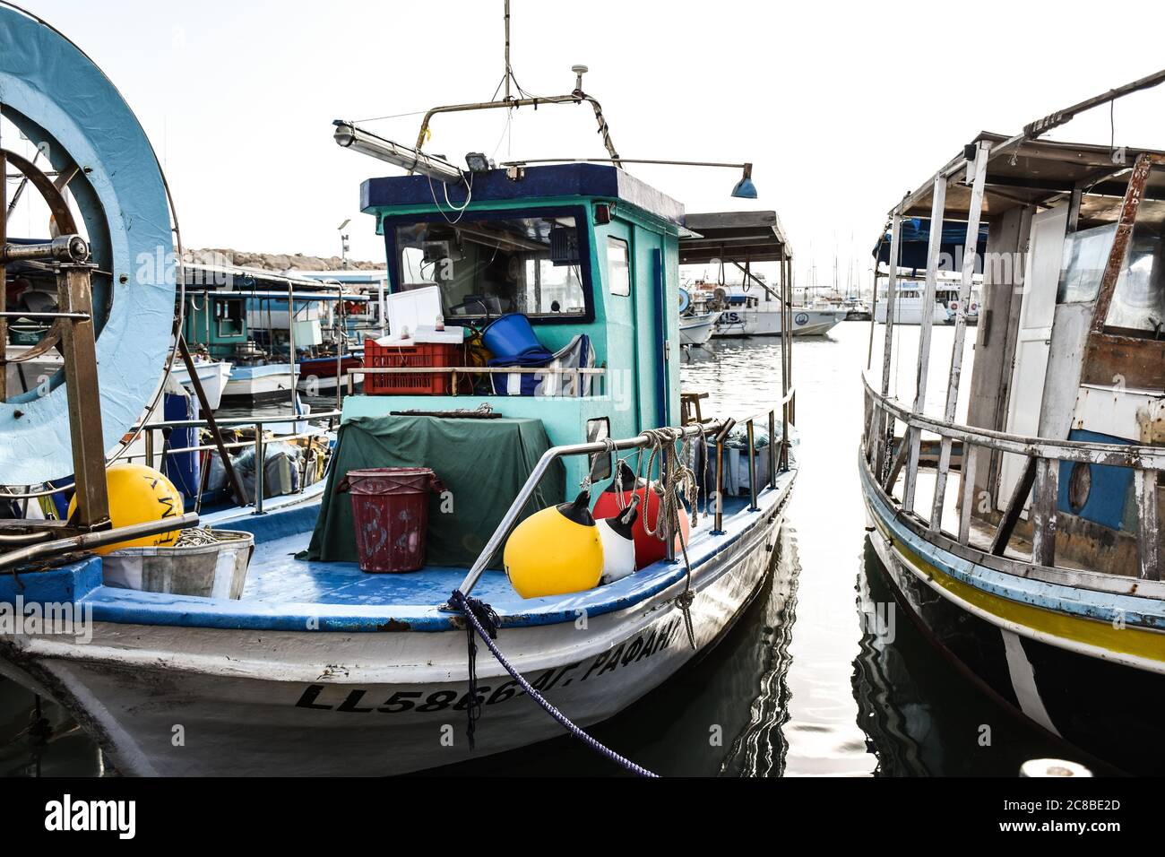 Mediterranean Fishing Boat Stock Photo - Alamy