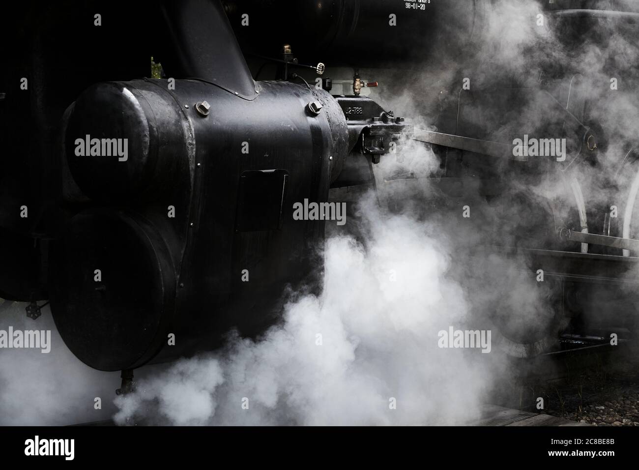 Steam locomotive wheel mechanism hi-res stock photography and images ...