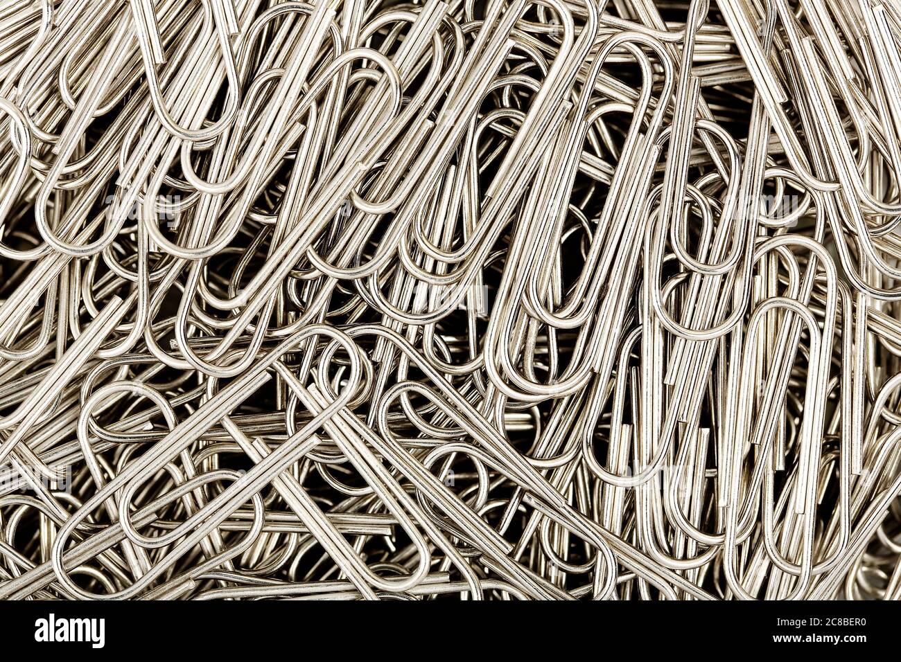 closeup of many paper clips Stock Photo - Alamy