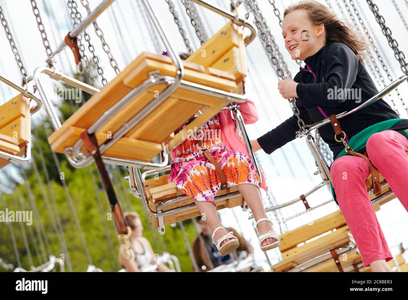 What are the different types of amusement park rides hi-res stock ...