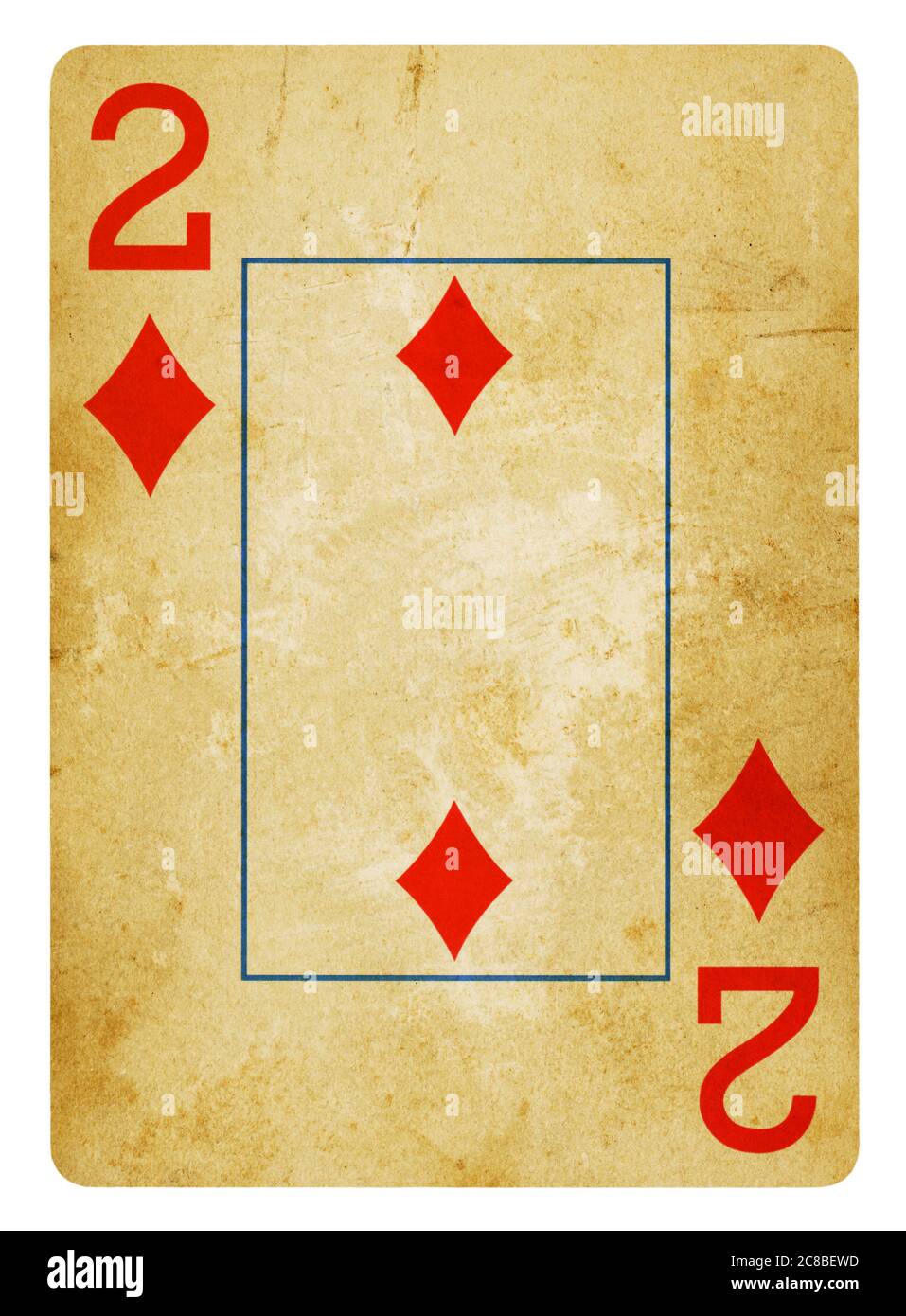 Two of diamonds playing card hi-res stock photography and images - Alamy