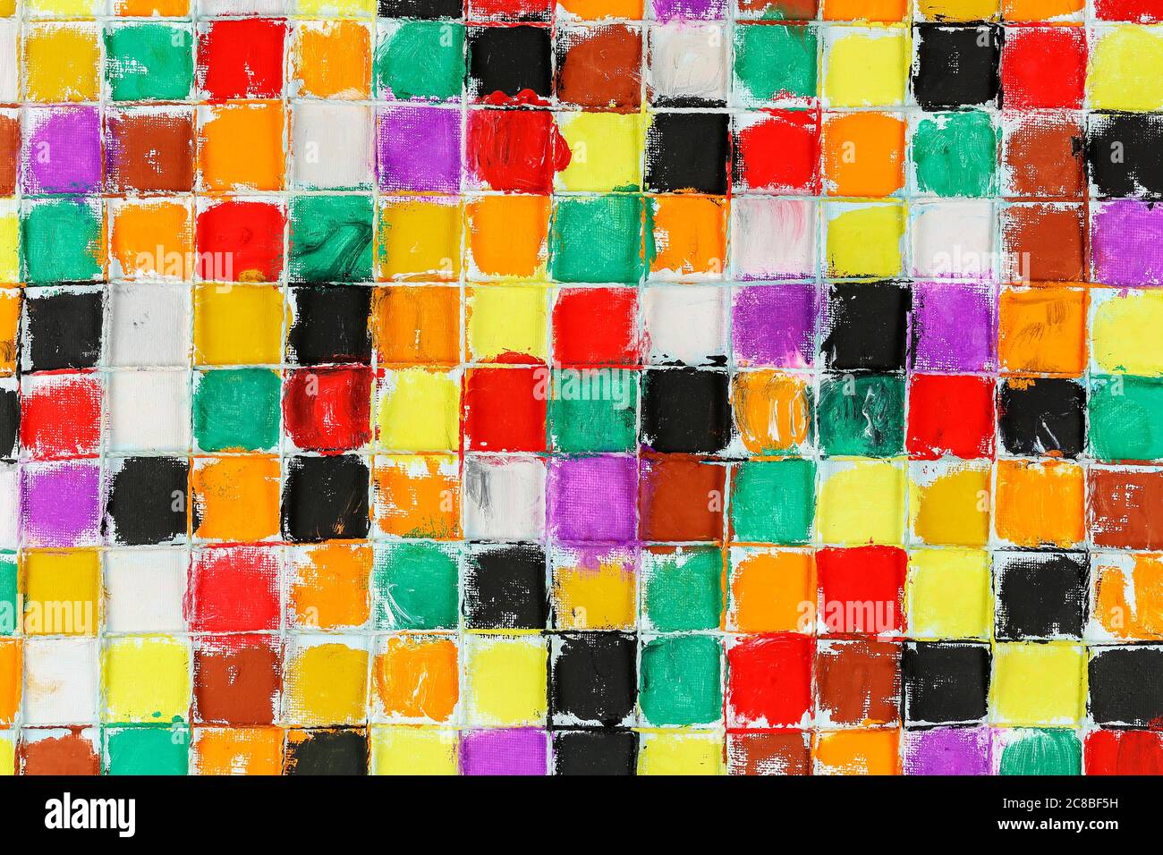 Colour squares paint hi-res stock photography and images - Alamy