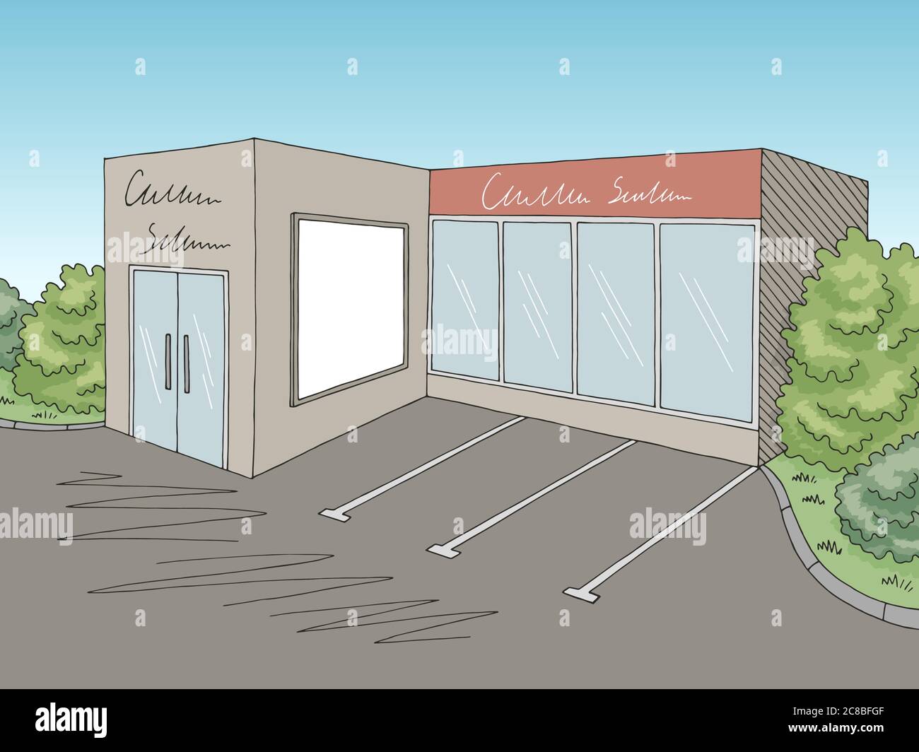 Grocery shop exterior hi-res stock photography and images - Alamy