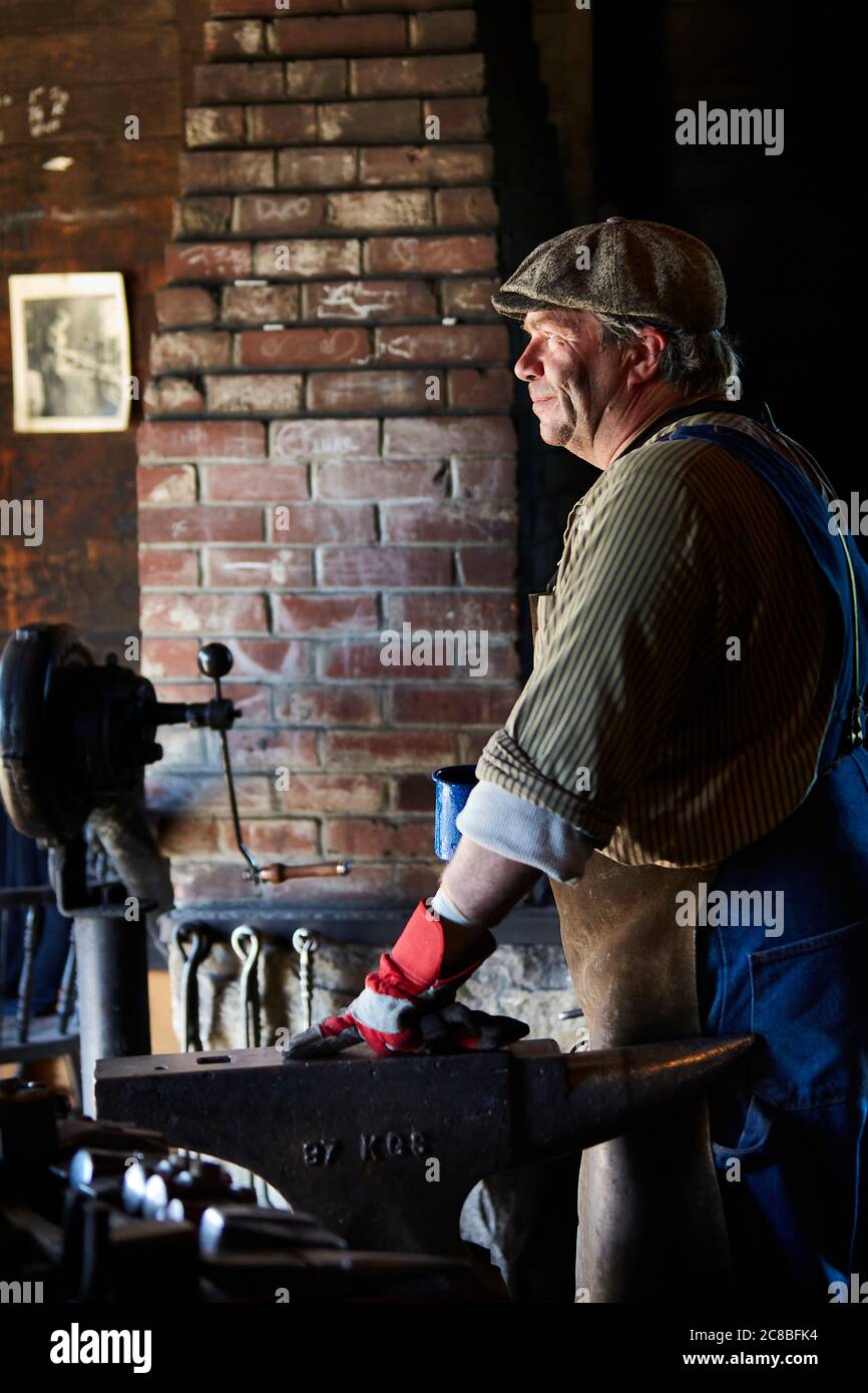 Blacksmith 1800s High Resolution Stock Photography and Images - Alamy