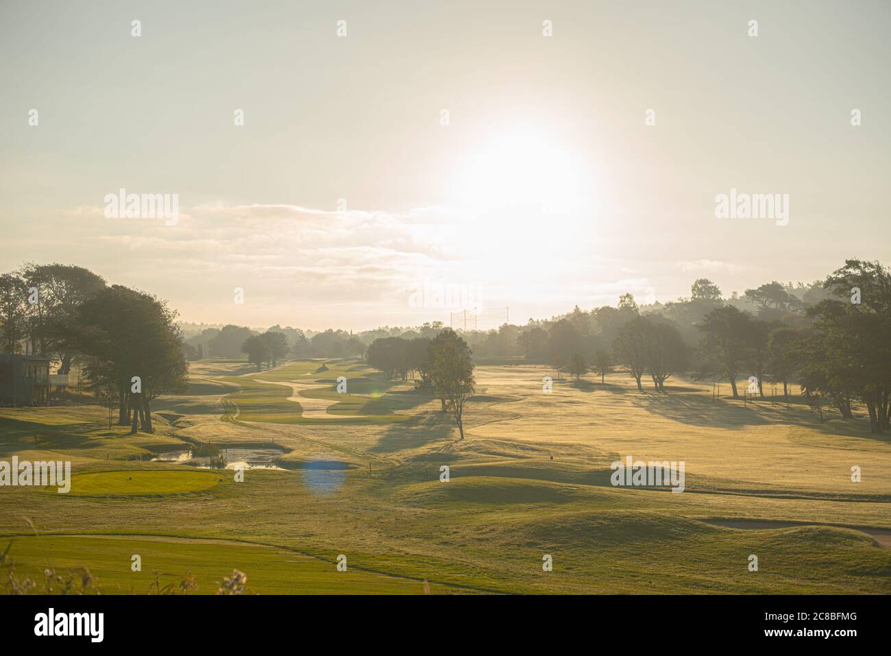 Golfer sunrise hi-res stock photography and images - Alamy