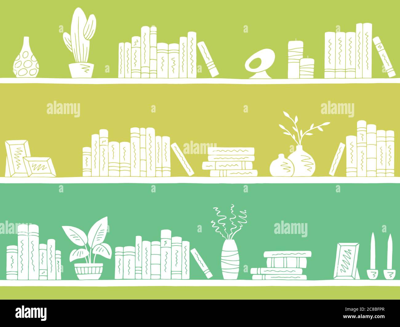 Shelves graphic color seamless pattern background sketch illustration ...