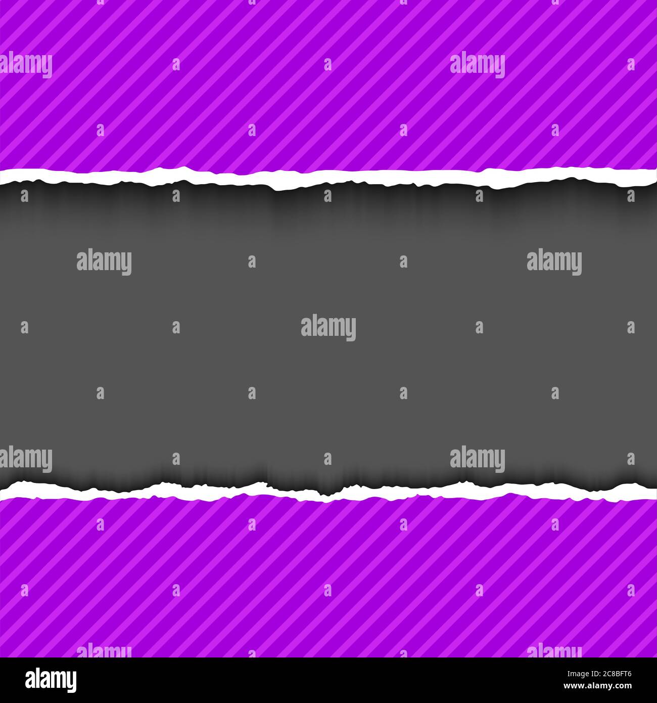 Purple violet textured torn paper strips. Vector EPS10 illustration ...