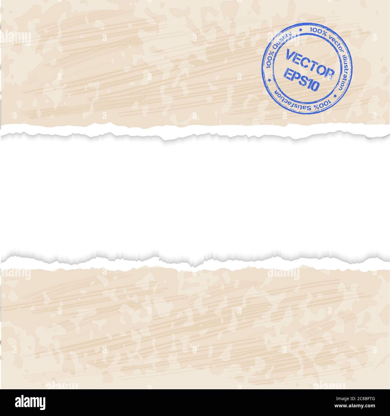 Tear paper on abstract background. Vector illustration Stock Vector ...