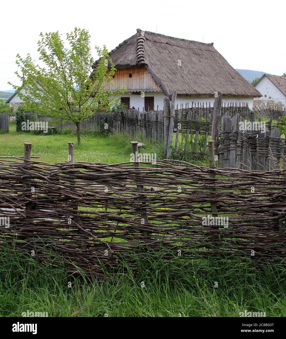 Cane fence hi-res stock photography and images - Alamy