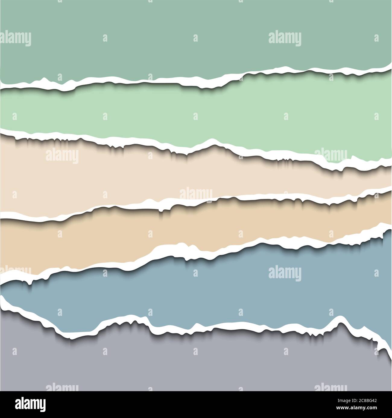 Colored torn paper pastel background. Vector EPS10 illustration ...