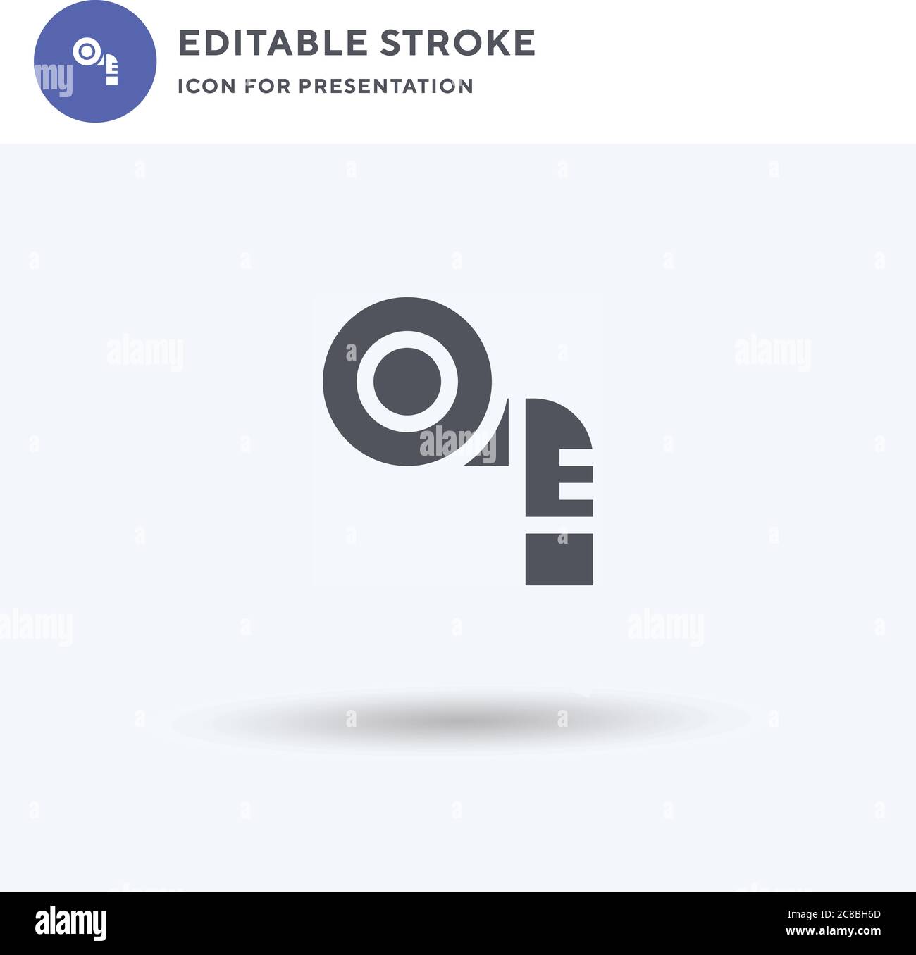 Measuring Tape icon vector, filled flat sign, solid pictogram isolated ...