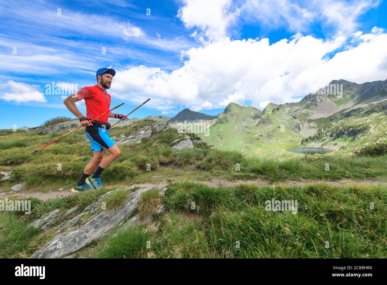 Running poles hi-res stock photography and images - Alamy