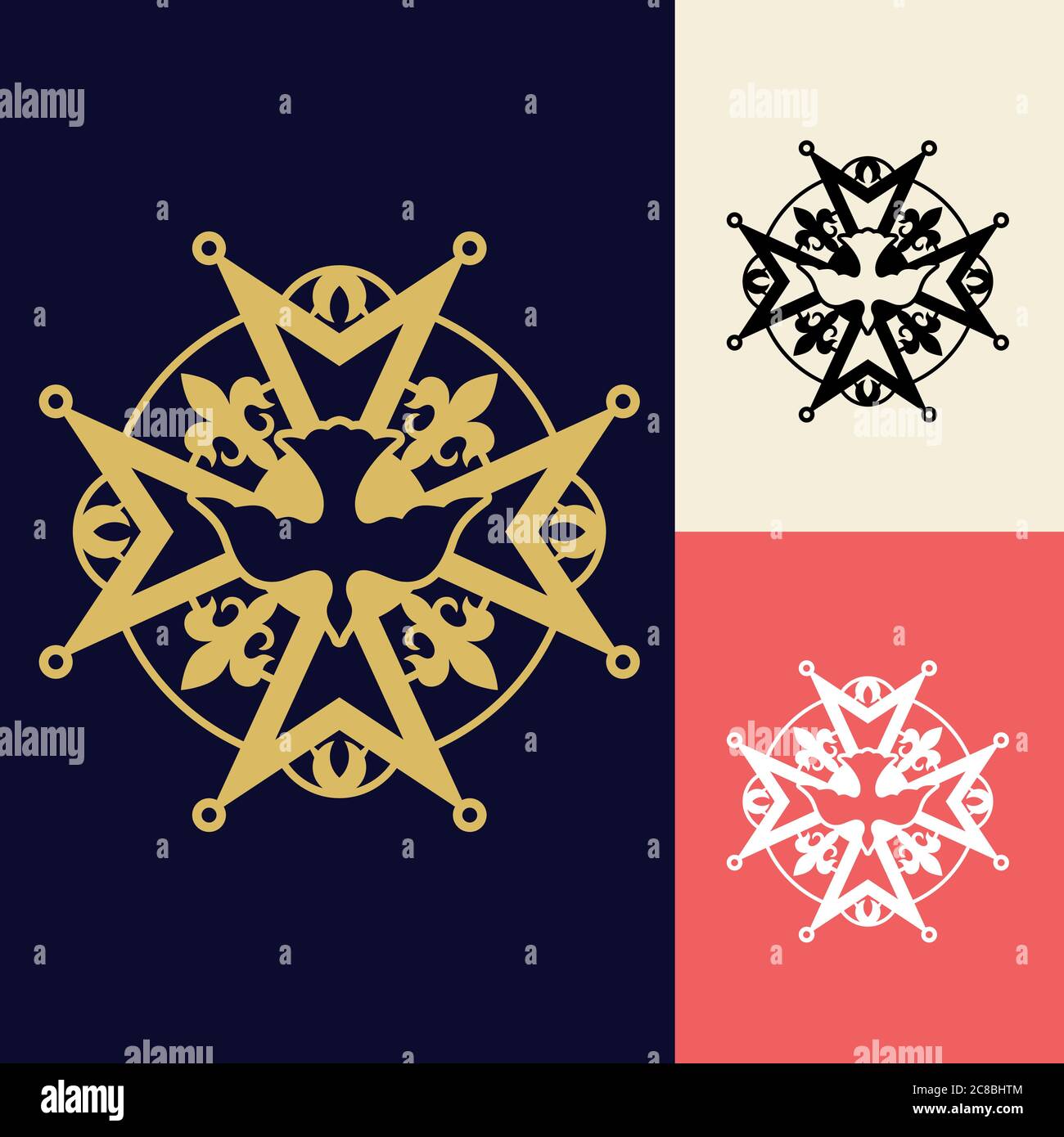 The Huguenot cross is a Christian religious symbol originating in ...