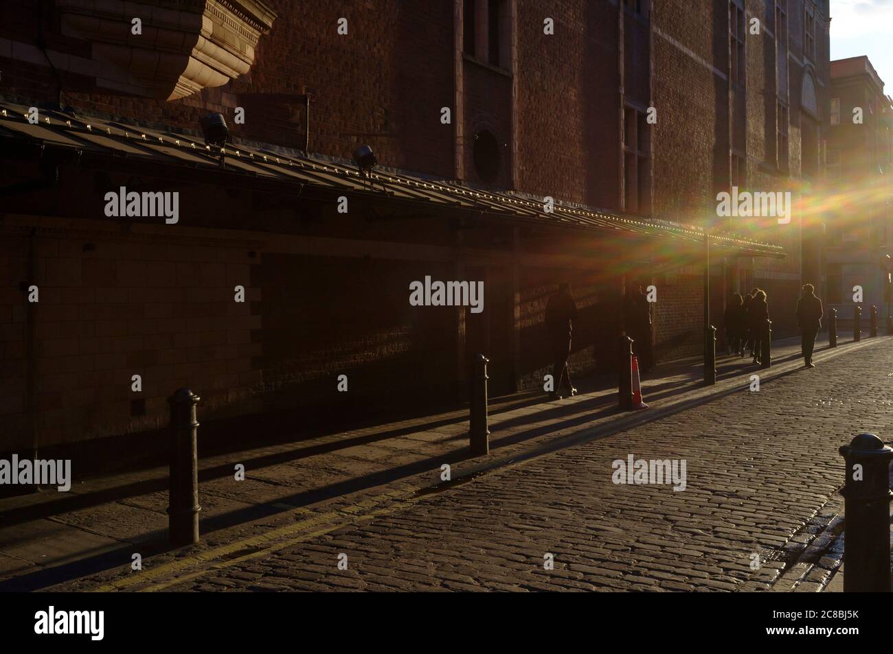 Late afternoon sunlight, Romilly Street,, London, UK. 18 Feb 2016 Stock ...