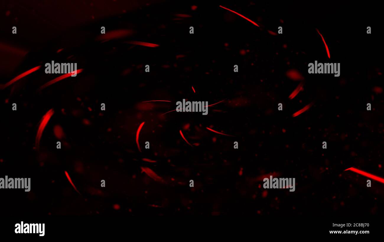 Realistic isolated red effect for decoration and covering on black ...