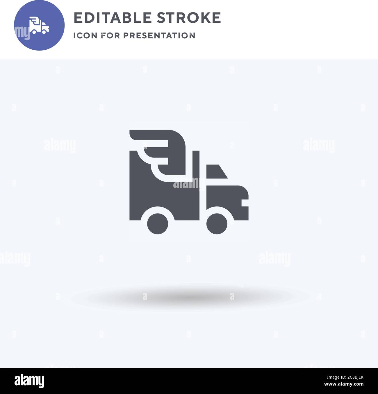 Fast icon vector, filled flat sign, solid pictogram isolated on white ...