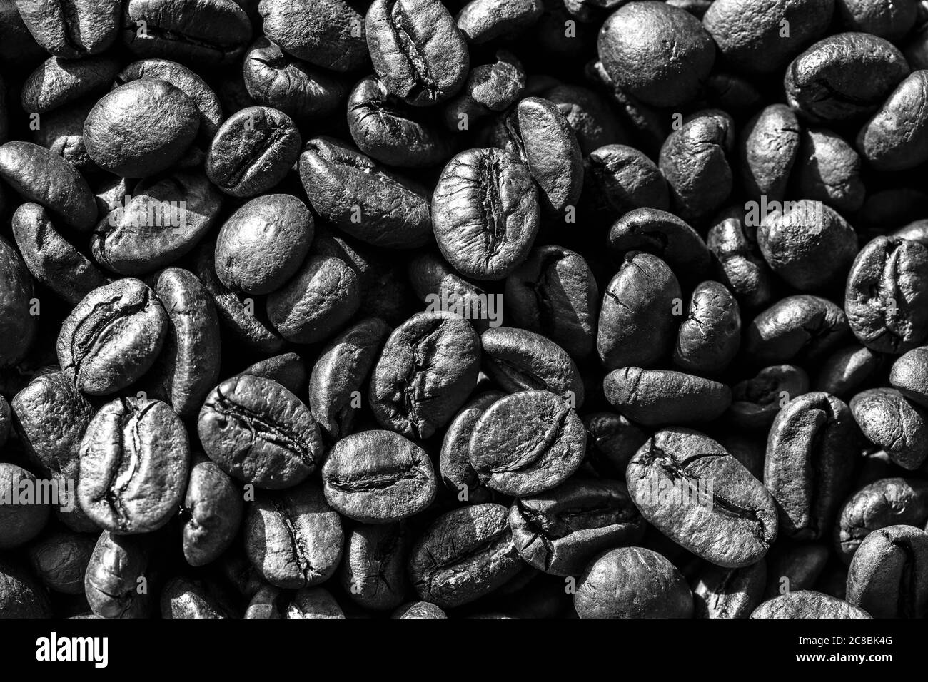 Top view brown bean Black and White Stock Photos & Images - Alamy