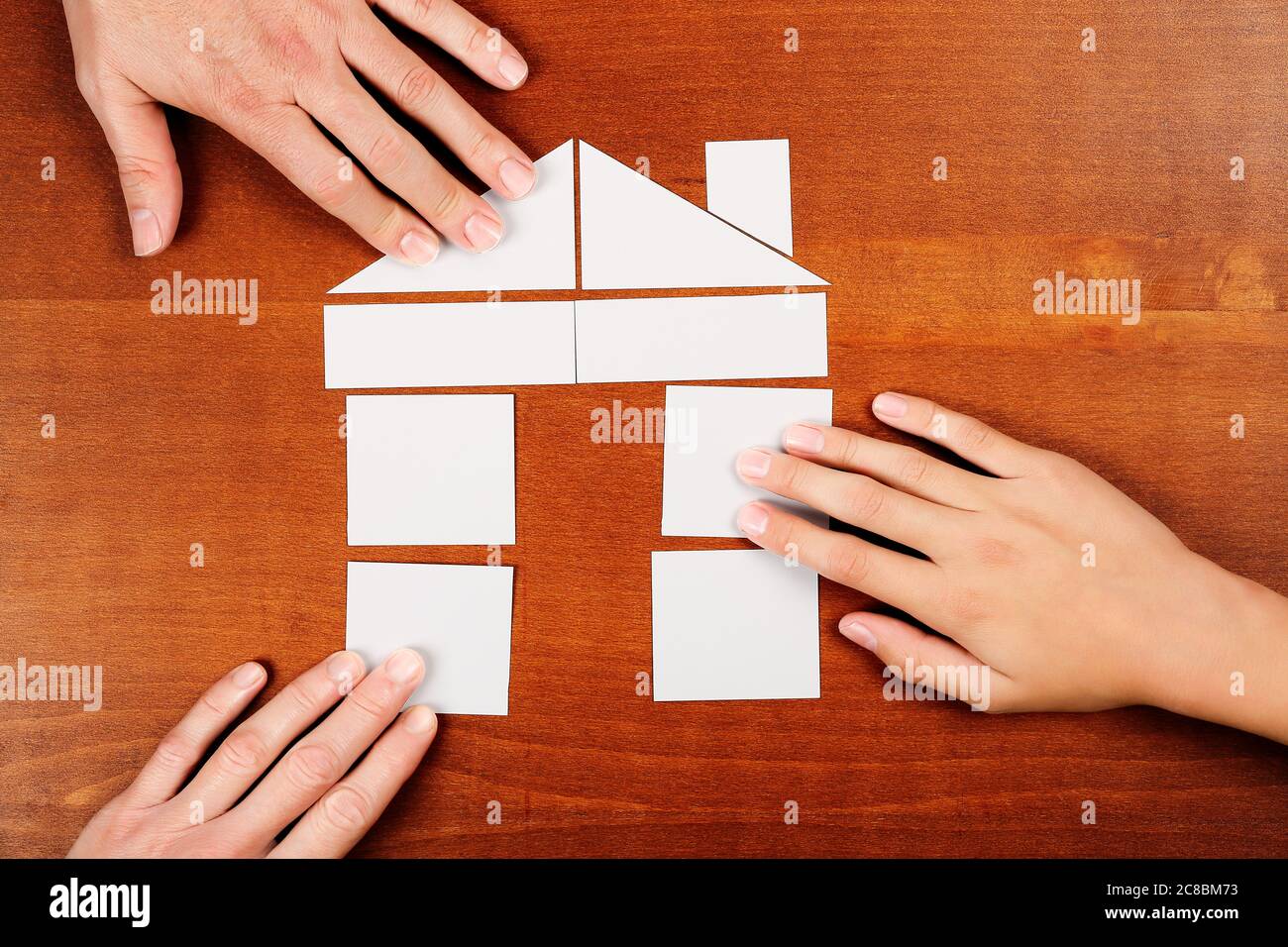 Joining paper hi-res stock photography and images - Alamy