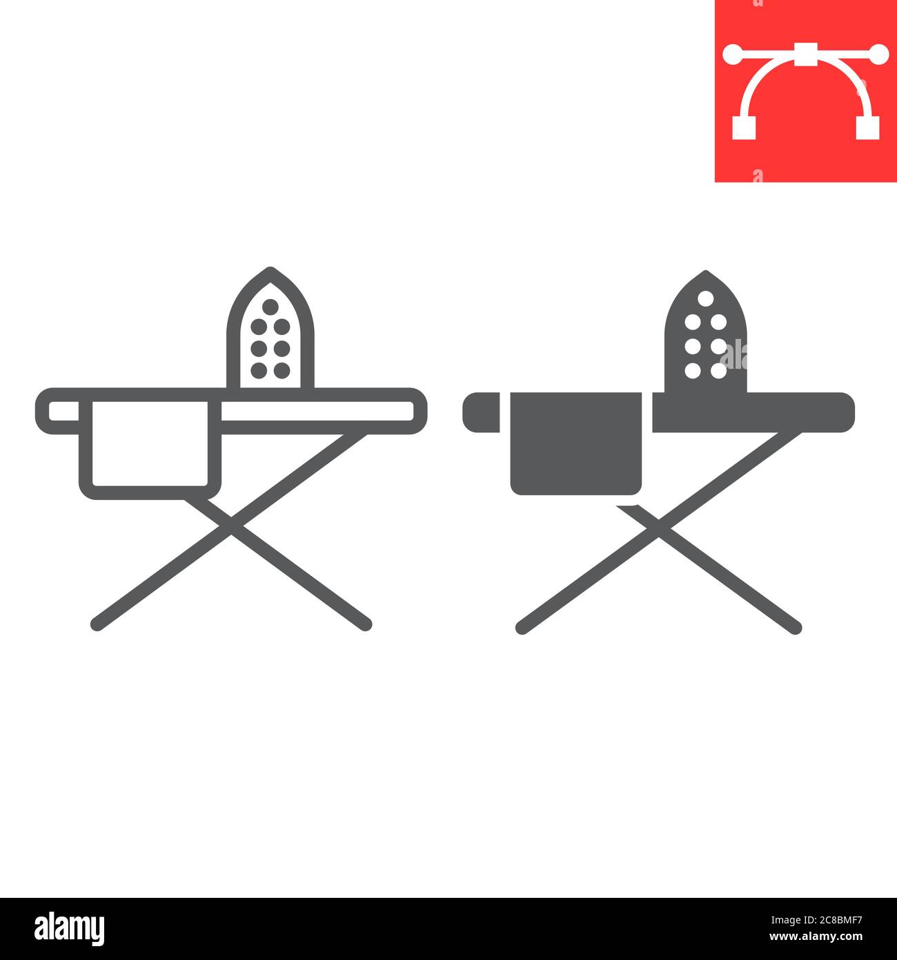 Ironing icon hi-res stock photography and images - Alamy