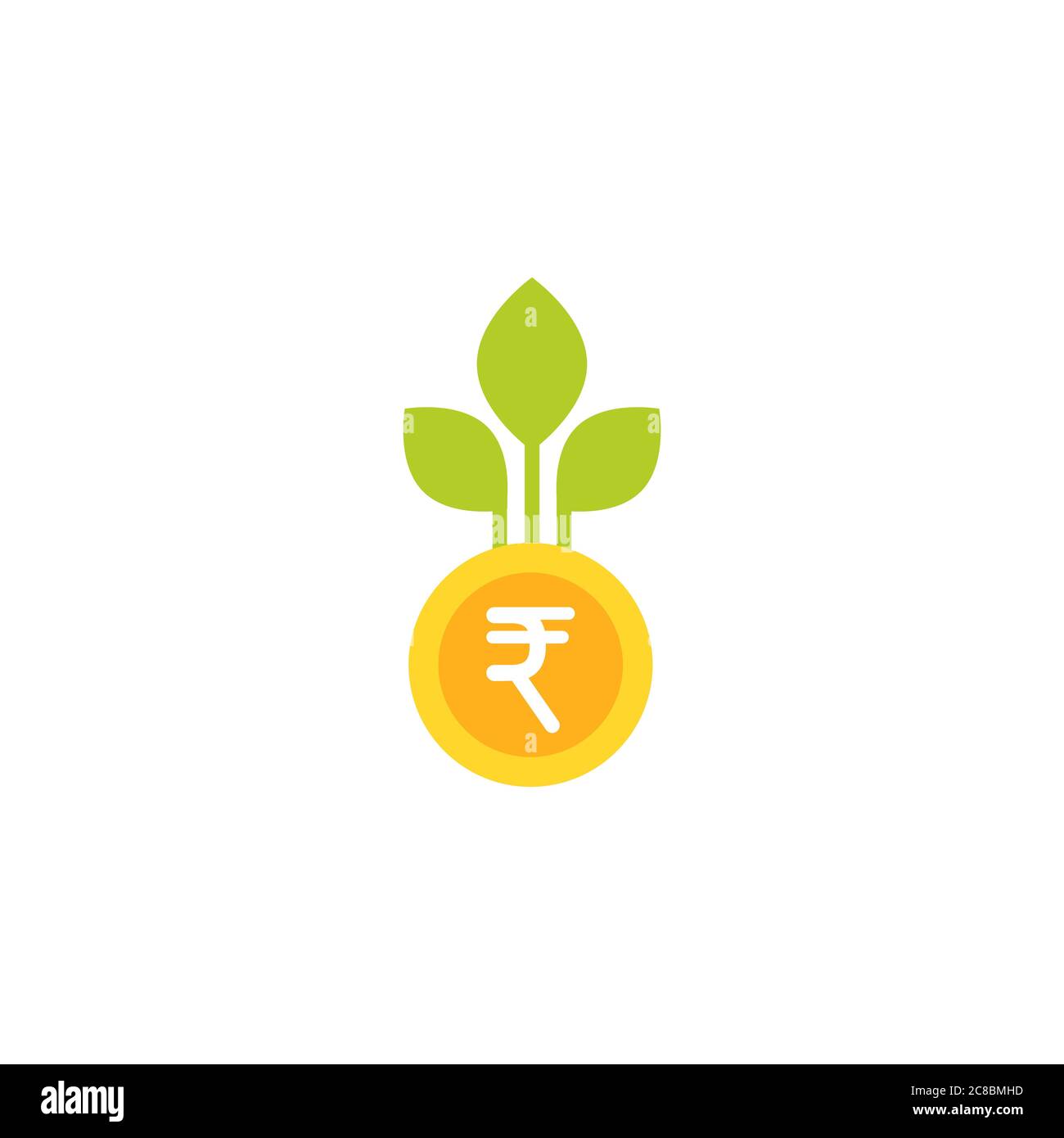 Golden sprouts Stock Vector Images - Alamy