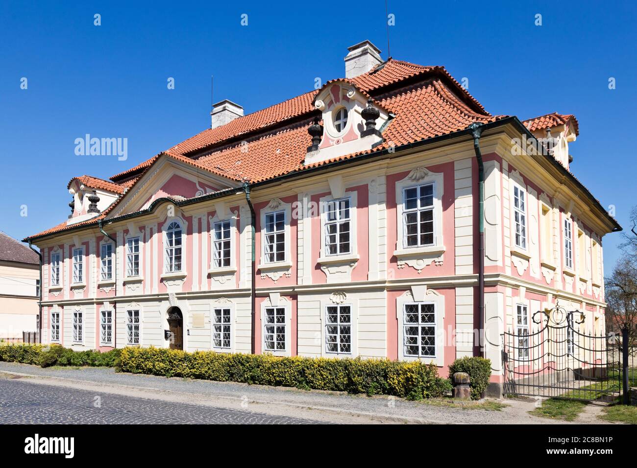barokní fara, Zlonice u Slaneho, Ceska republika / baroque rectory ...