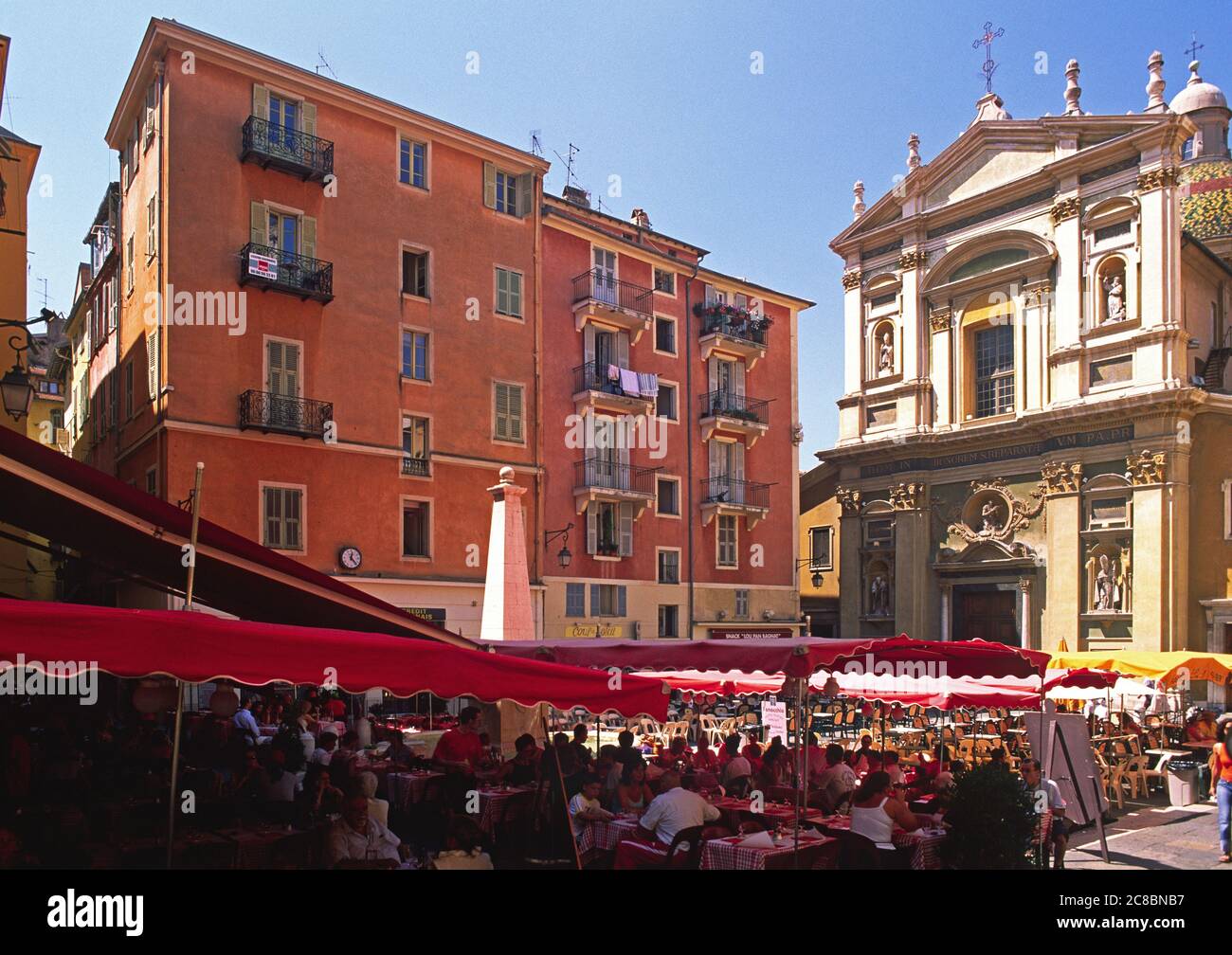 Old quarters of Nice on the French Riviera Stock Photo - Alamy