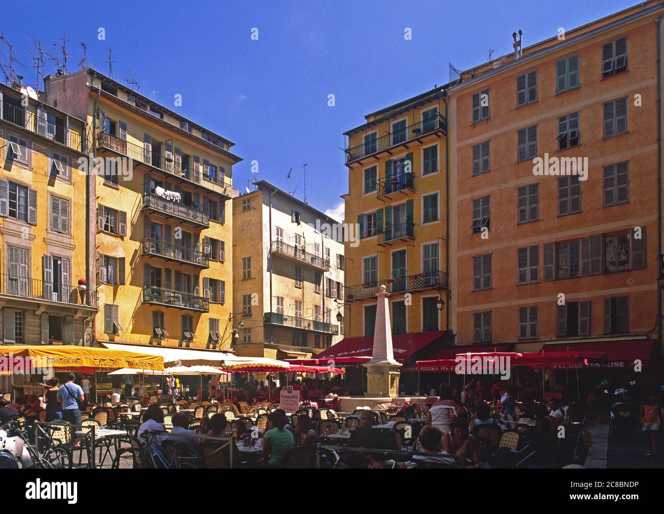 Old quarters of Nice on the French Riviera Stock Photo - Alamy