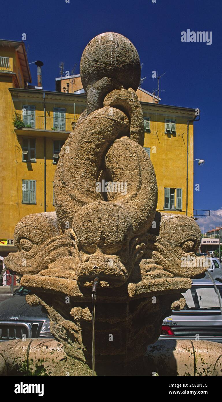 Old quarters of Nice on the French Riviera Stock Photo - Alamy