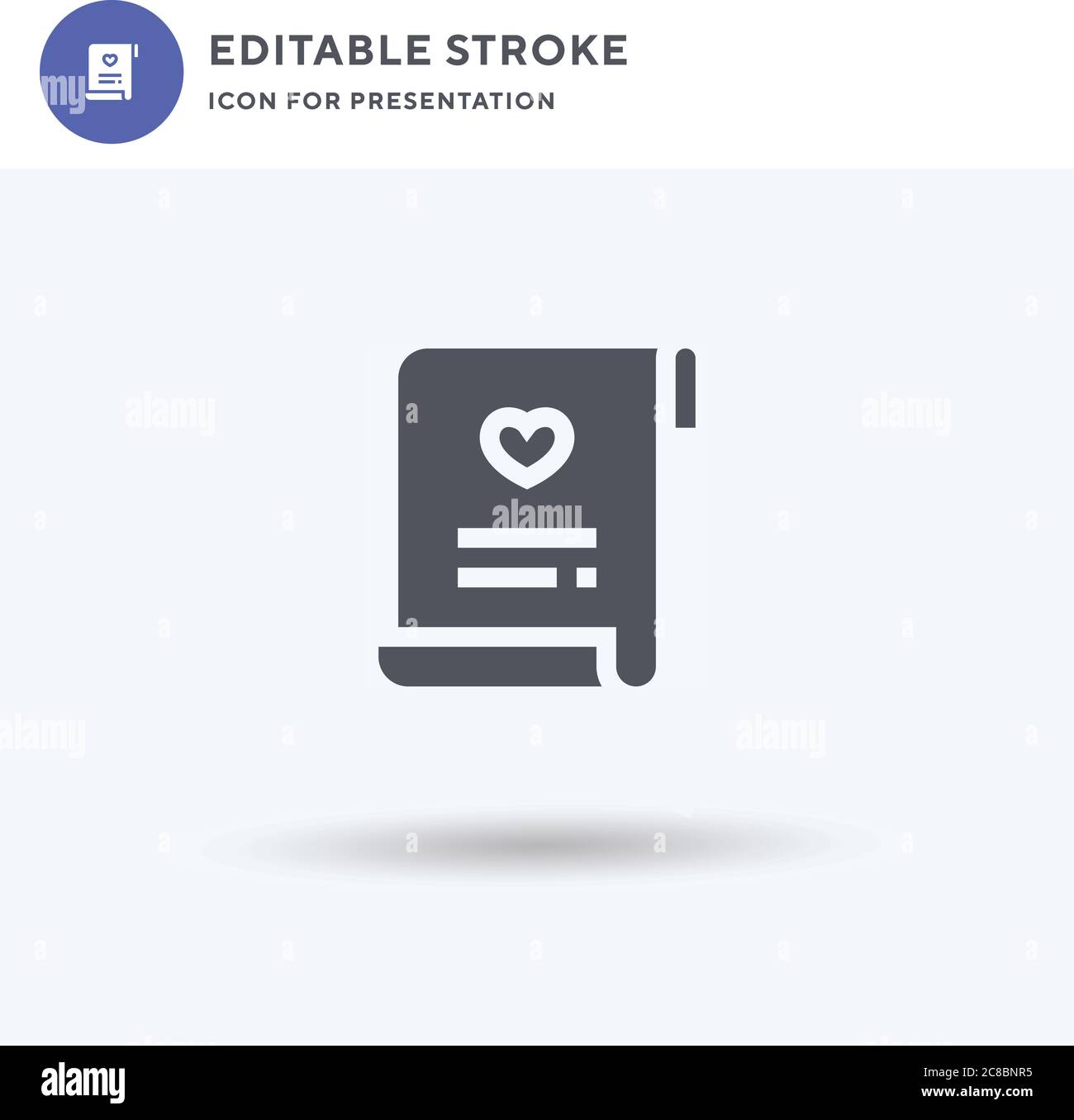 Wedding Vows icon vector, filled flat sign, solid pictogram isolated on ...