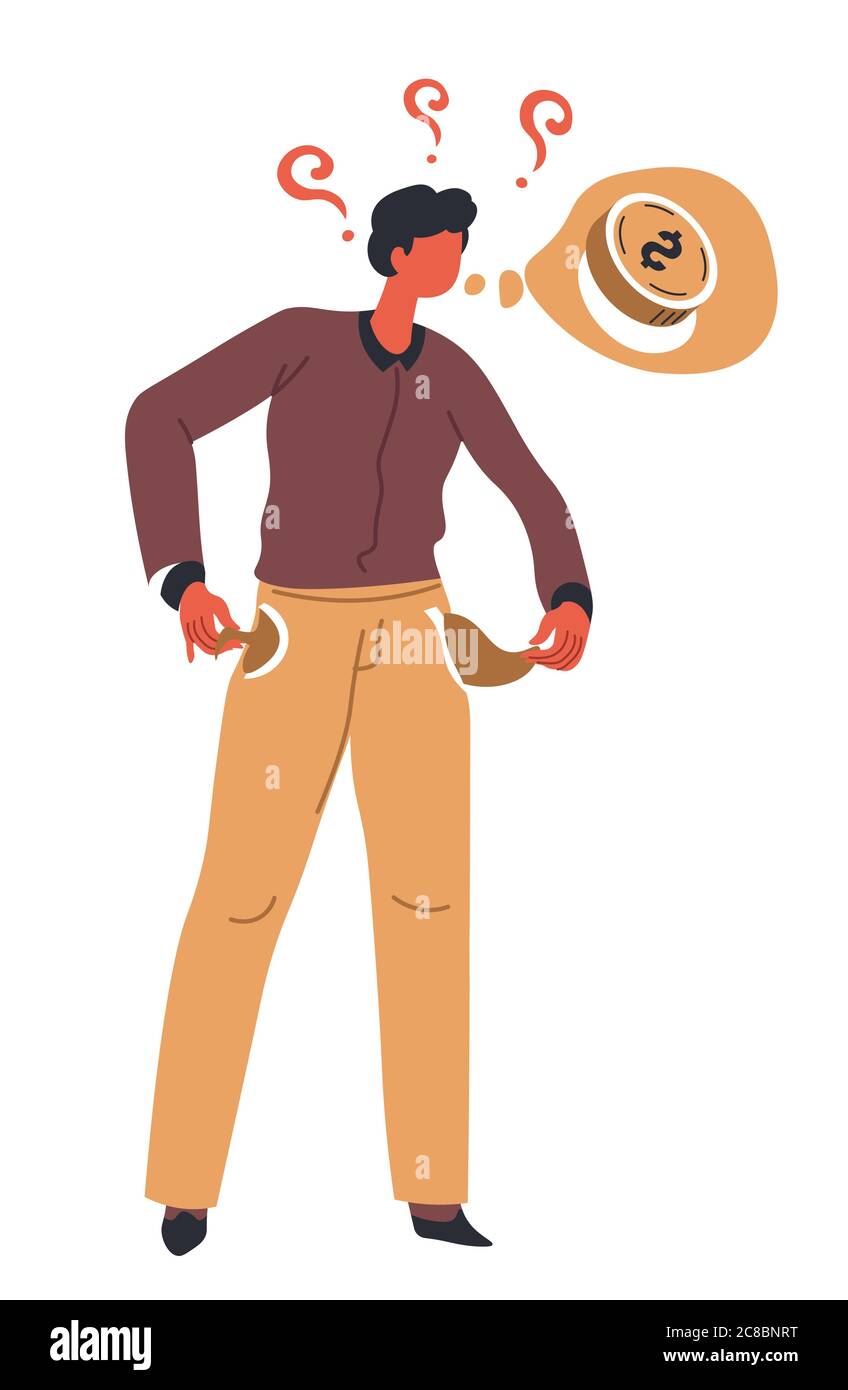 No money man in Stock Vector Images - Alamy