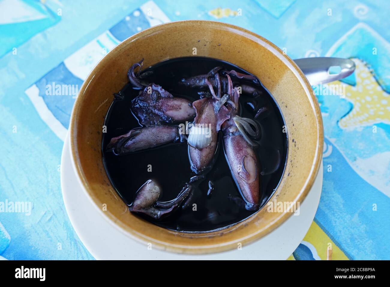 Squid black soup hi-res stock photography and images - Alamy