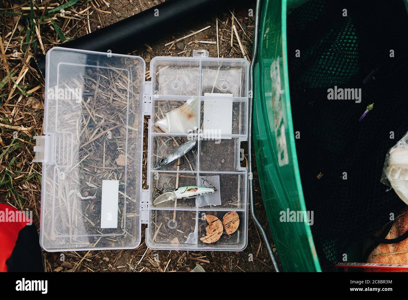 High angle shot of a fisherman set Stock Photo - Alamy