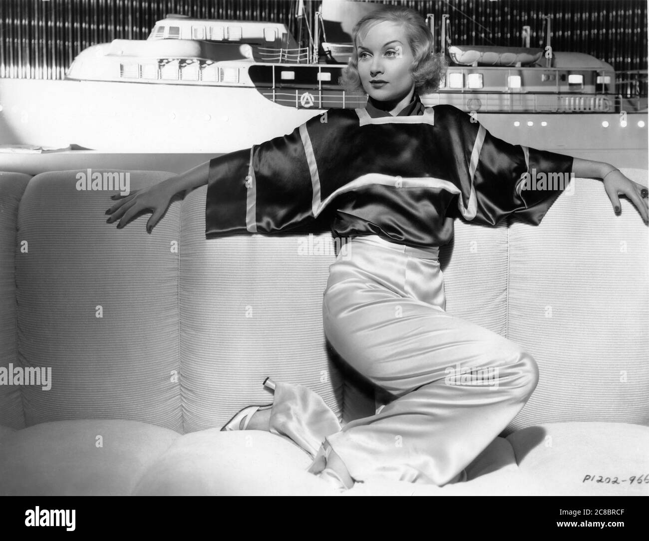 CAROLE LOMBARD 1934 Fashion Portrait designed by TRAVIS BANTON for the ...