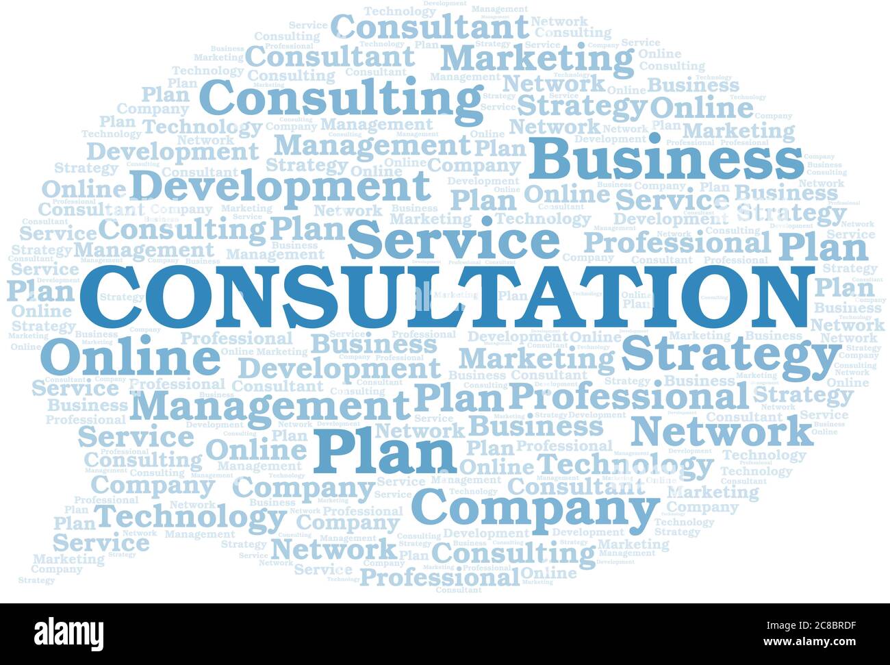 Consultation typography vector word cloud. Wordcloud collage made with ...