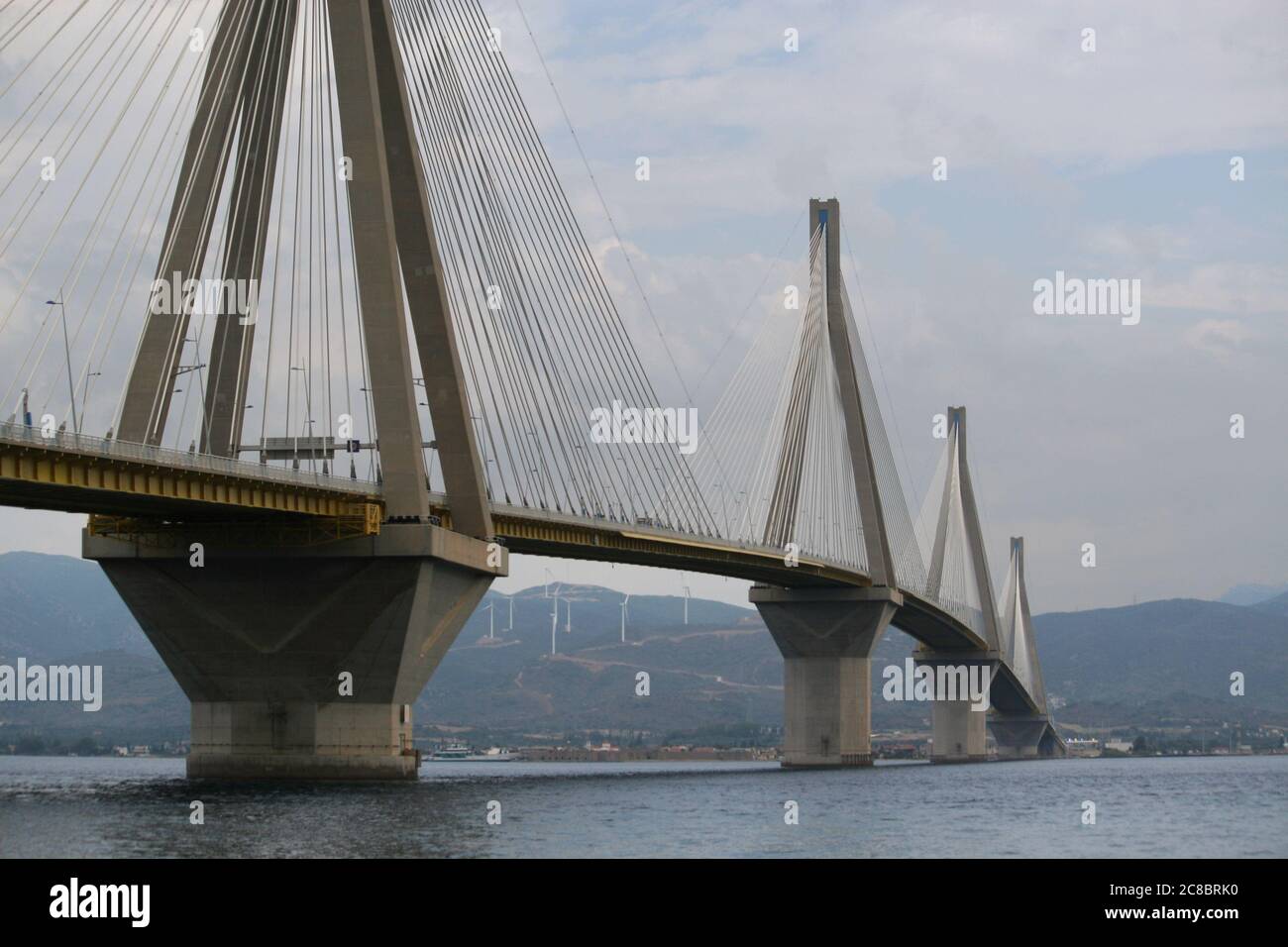 The Poseidon Bridge in the Corinthian Gulf Stock Photo - Alamy
