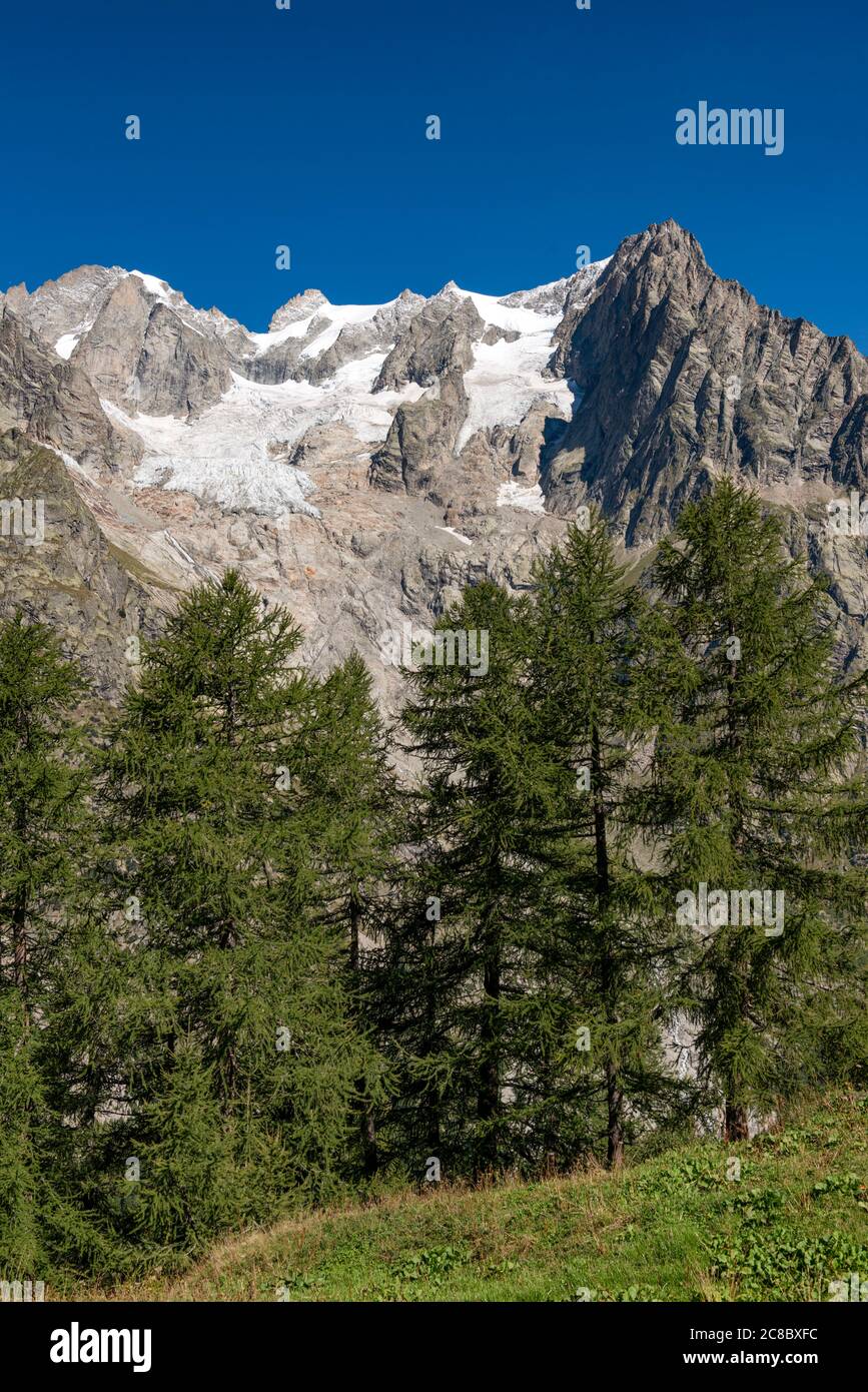 Mont Blanc - From the path that connects the Walter Bonatti refuge to ...
