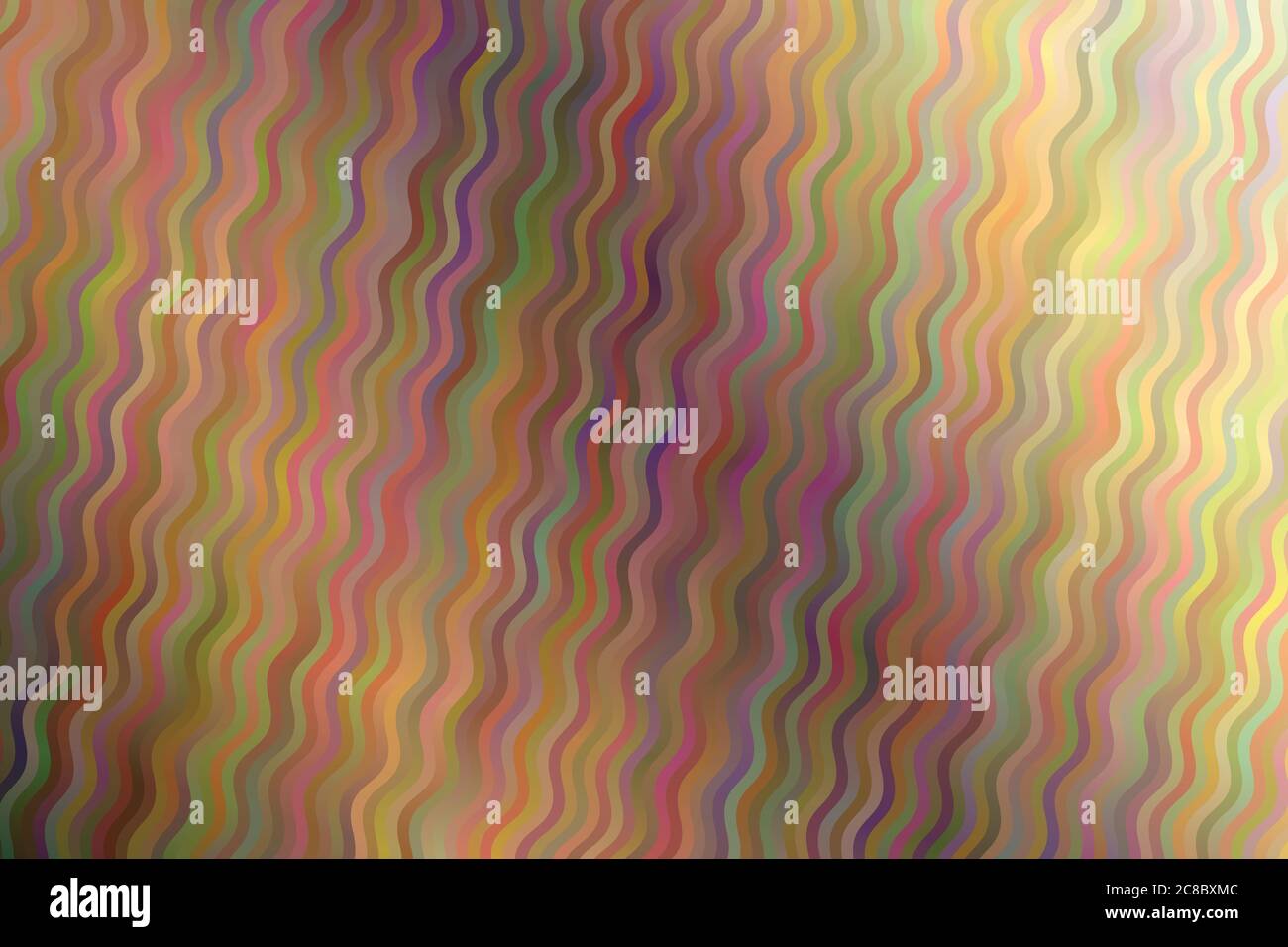 Pink, yellow and blue waves vector background Stock Vector Image & Art ...