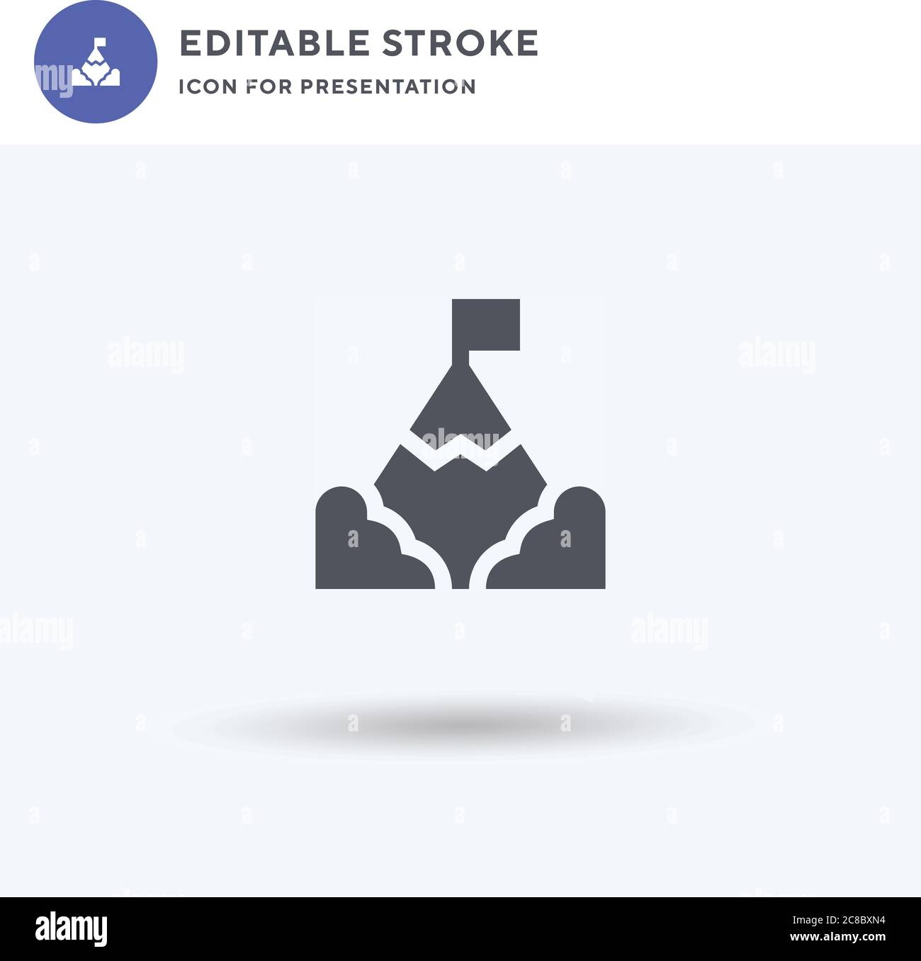 Climbing icon vector, filled flat sign, solid pictogram isolated on ...