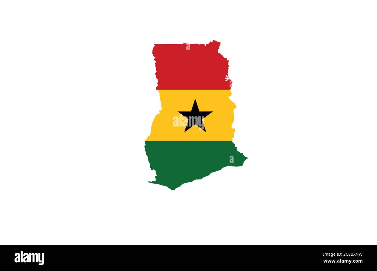 Ghana map vector illustration Stock Vector Image & Art - Alamy